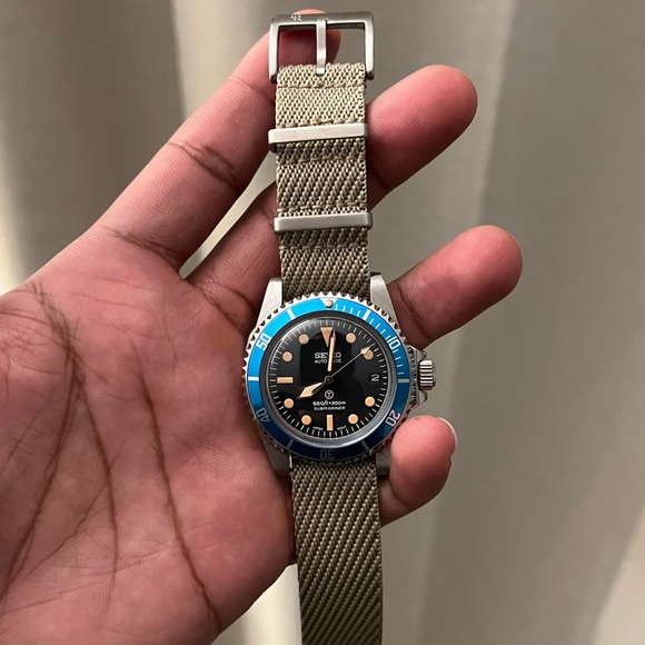 Seiko | Accessories | Seiko Mod Blue Submariner 4mm | Poshmark